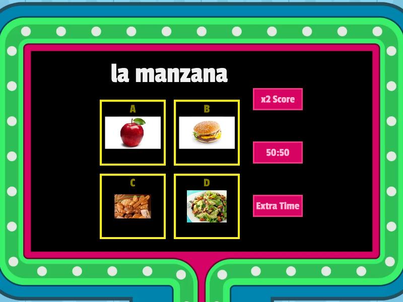 La Comida - Gameshow quiz