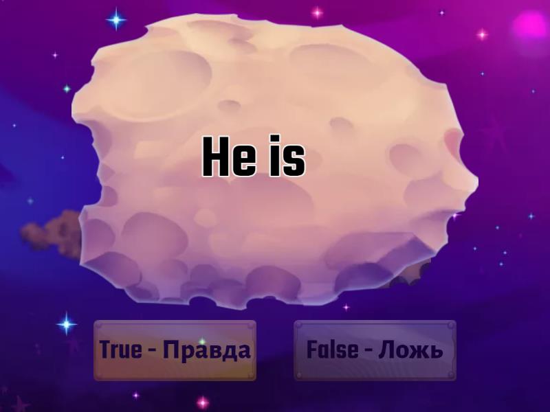 Verb To Be - Глагол To Be Check - True or false