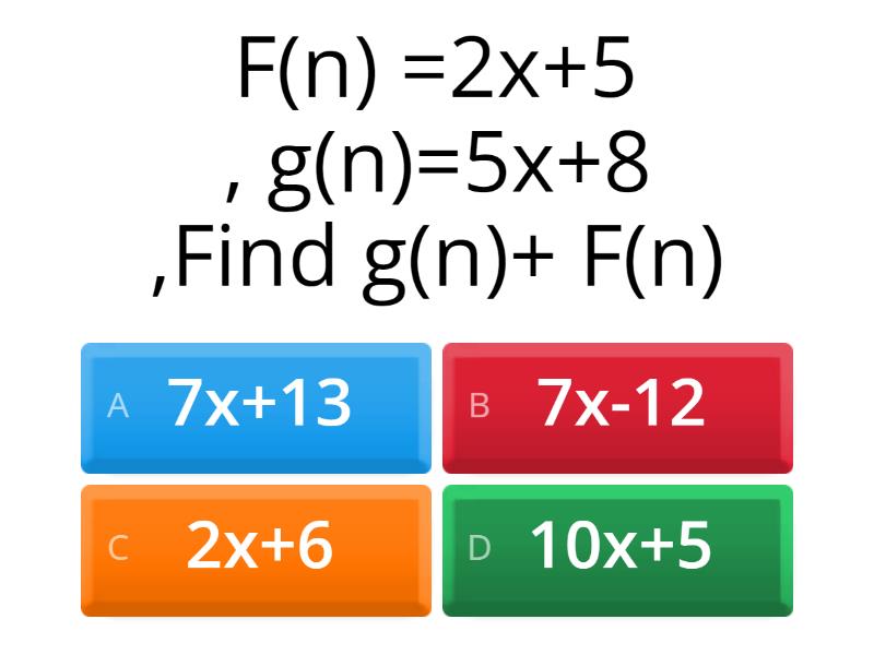 Polynomial Functions - Quiz