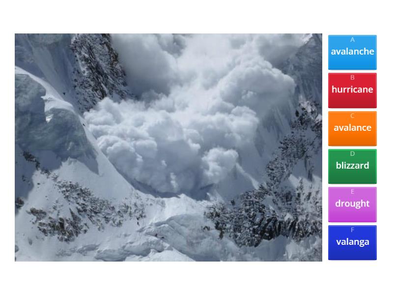 Natural disasters - Quiz