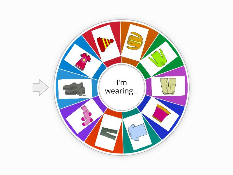 My favorite clothes - Spin the wheel