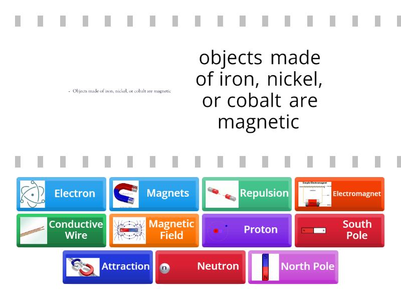 Electricity/Magnetism vocab - Find the match