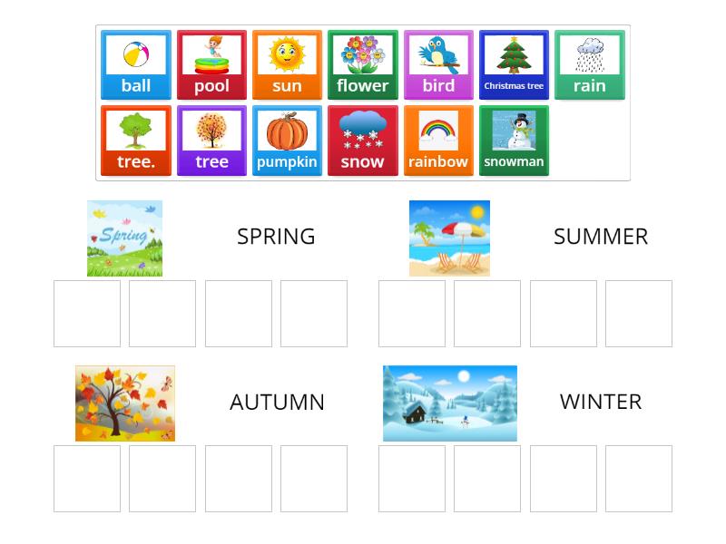 Seasons - Group sort