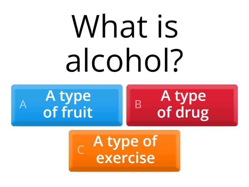 alcohol KS2 - Quiz