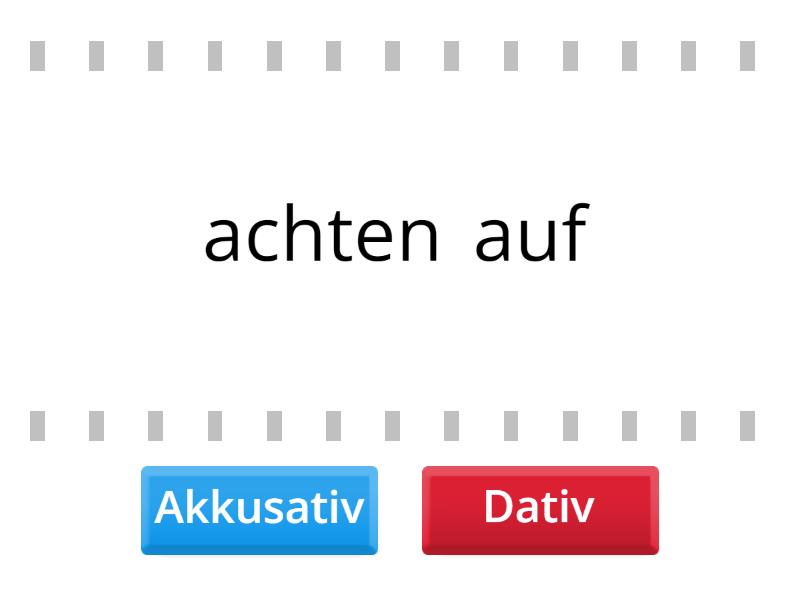 C_Verben mit Präpositionen (Akk./Dativ) - True or false