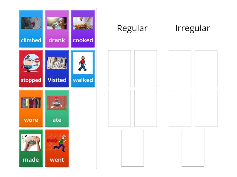 Past simple - Group sort