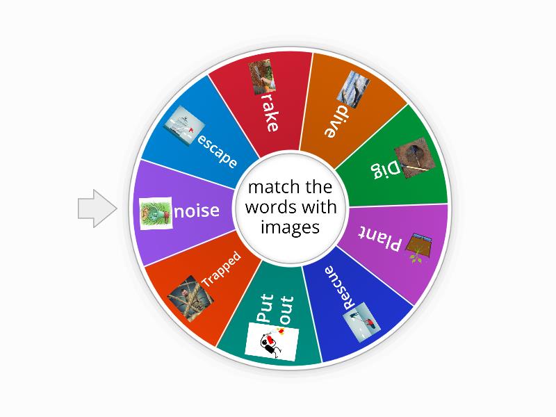 Verbs Wheel - Random wheel