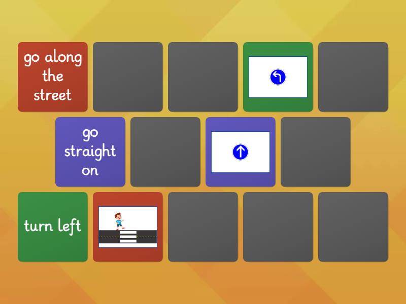 Directions - Matching pairs