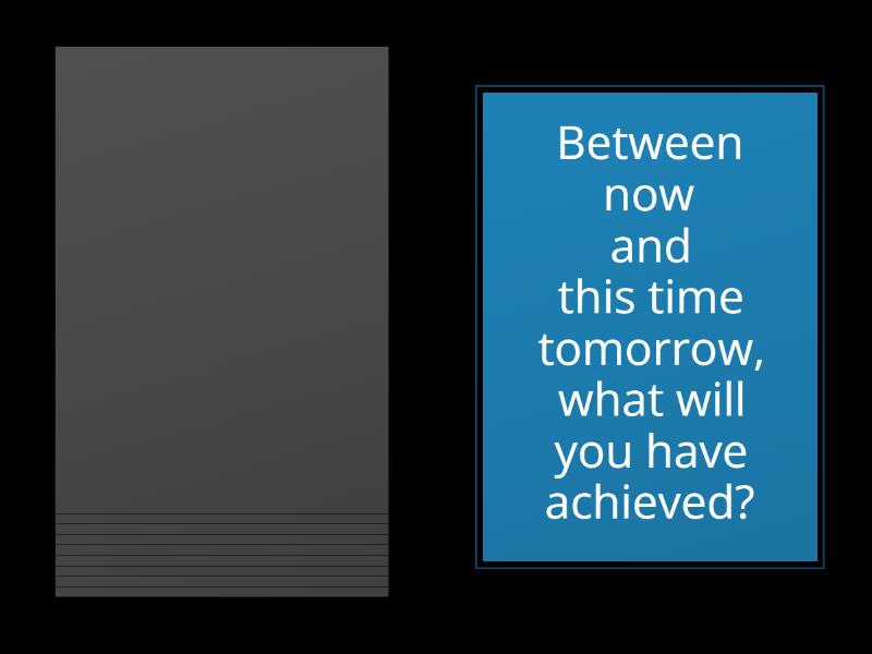 Perfect aspect - Speaking cards