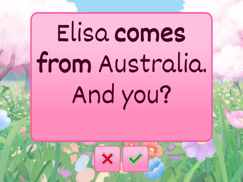 Present tenses practice 6 (word order) - Flash cards