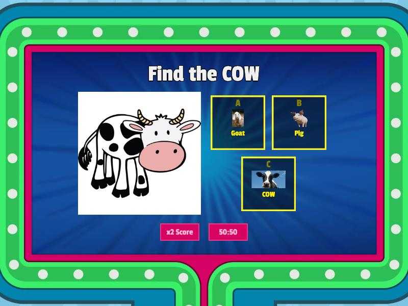 Cow - Gameshow quiz