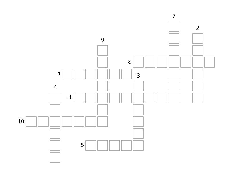 Ordinal numbers - Crossword