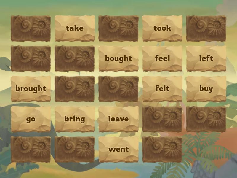 irregular verbs RM A2 UN 6B - Matching pairs