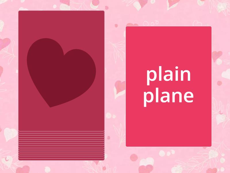 Sound Alike Flashcards 6.3.2 - Speaking cards