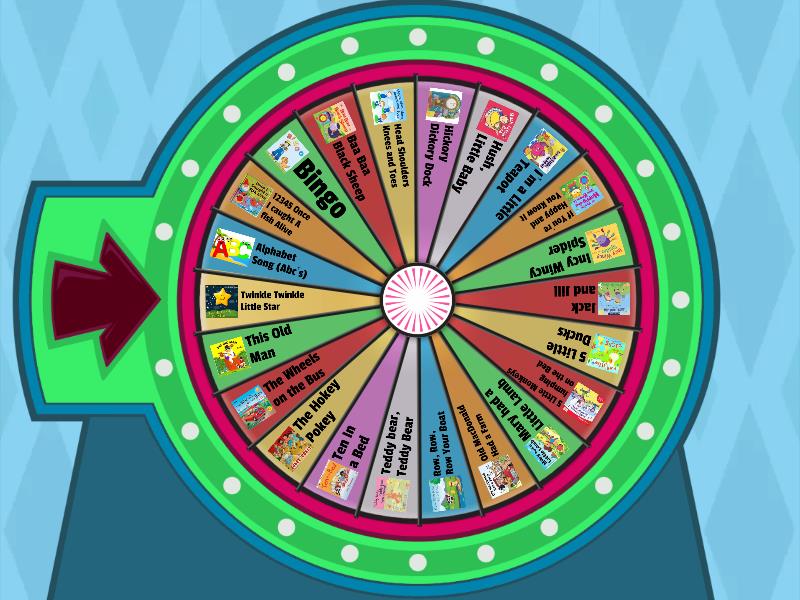 Let's sing Nursery Rhymes - Spin the wheel