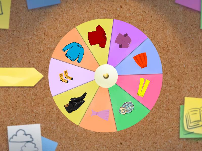 Clothes Random Wheel - Spin the wheel