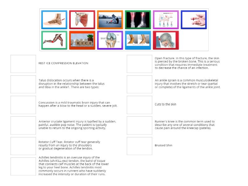 Sports Injuries - Match up