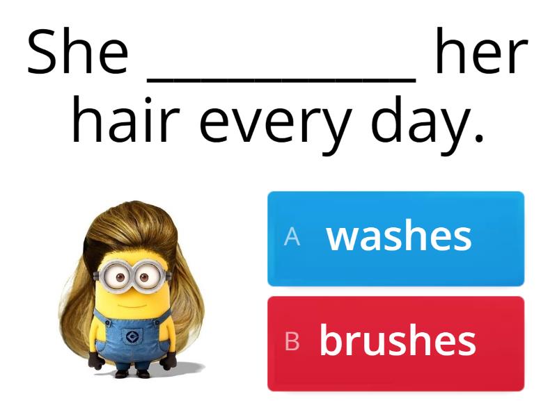 Minions daily routine - Quiz