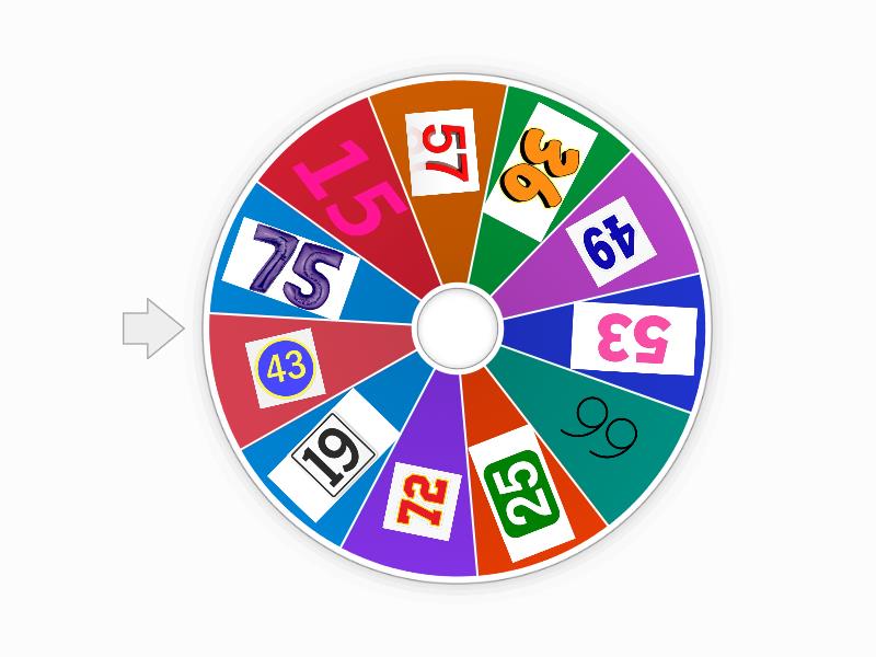 Math - Spin the wheel