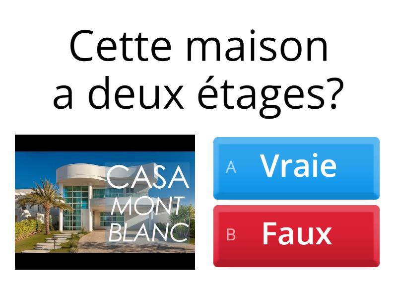 Le logement maison ou appartement vocabulaire - Cuestionario