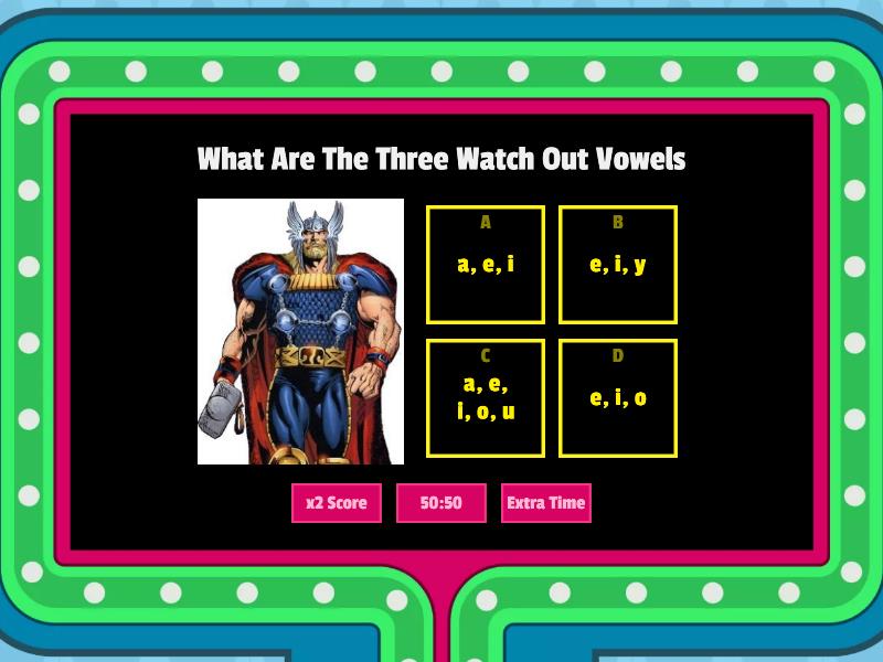 3 & 4 Rules Review - Gameshow quiz
