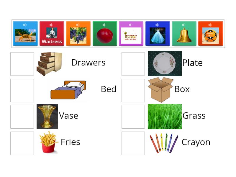 Match similar sounds - Match up