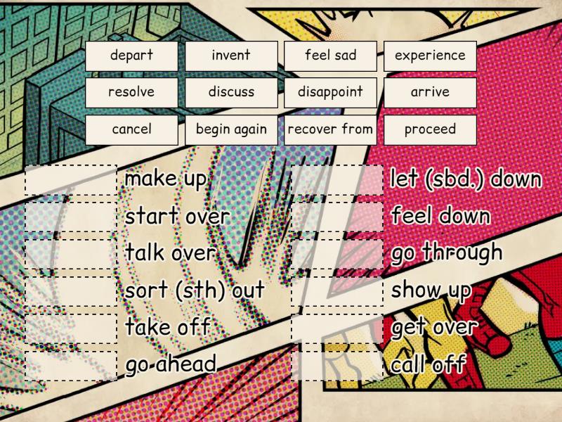 Phrasal verbs - sorting things out! - Match up