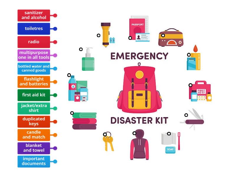 Label my Go Kit Bag! - Labelled diagram