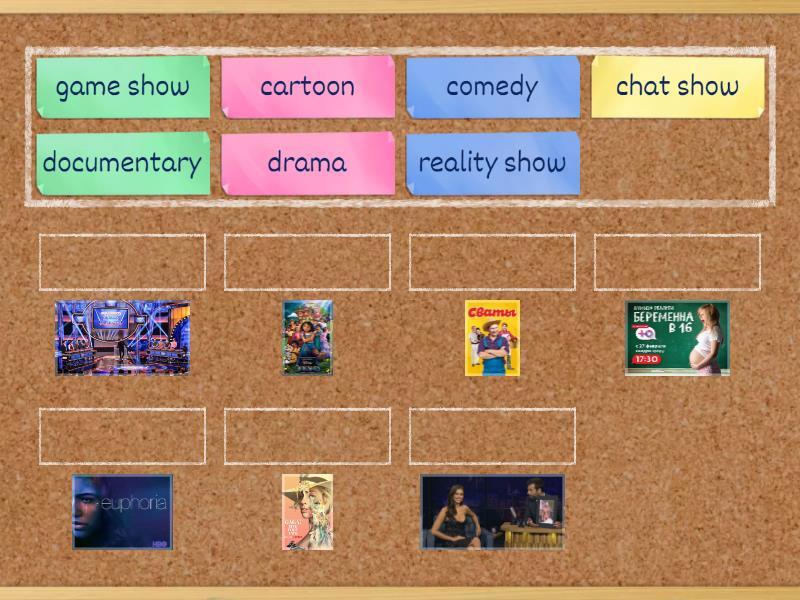 Own It 2 | TV shows vocabulary - Match up