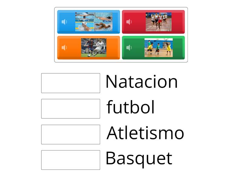 RECONOCER LOS DEPORTES - Match up