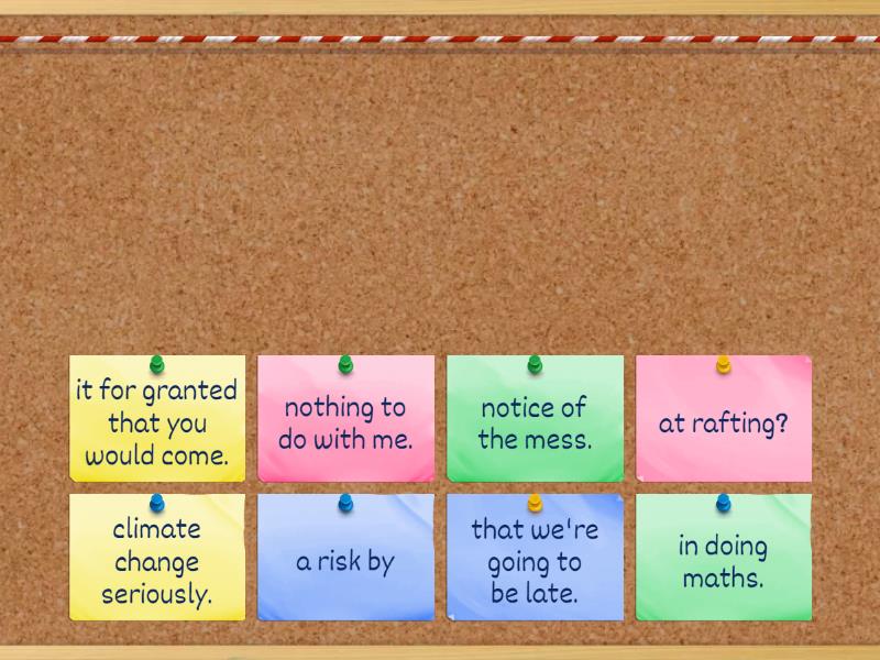 ACPB-I05-Have/Take - Find the match