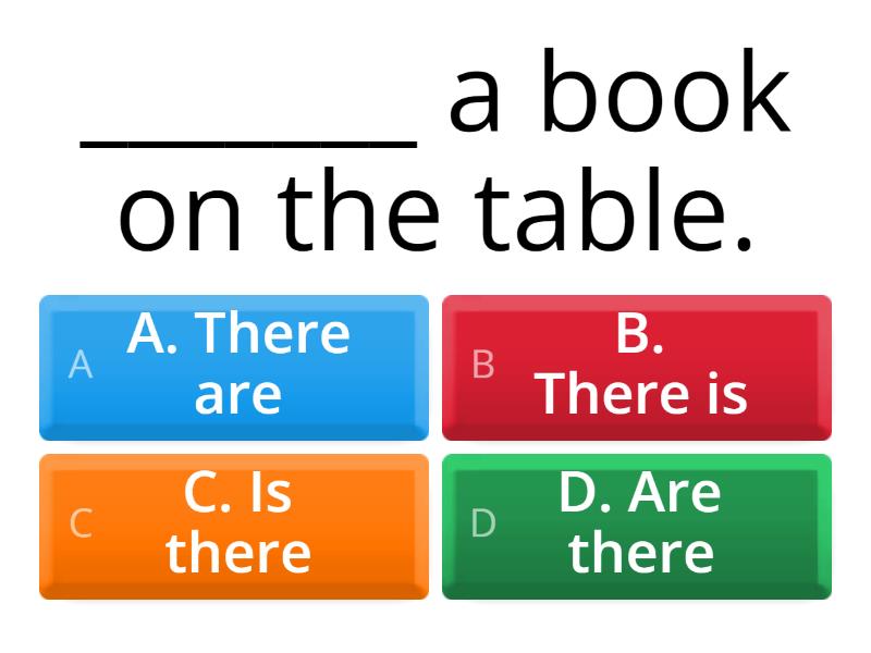 There is, there are p2 - Quiz