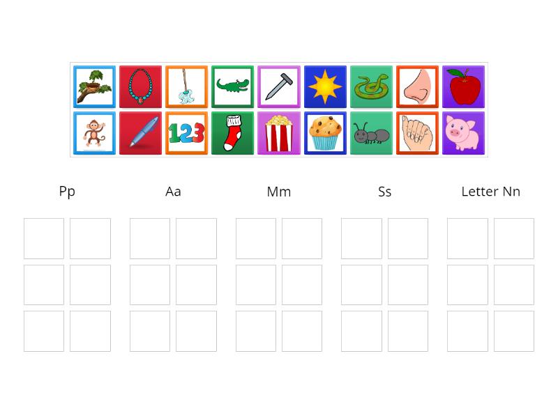 Letter Sorts - Group sort