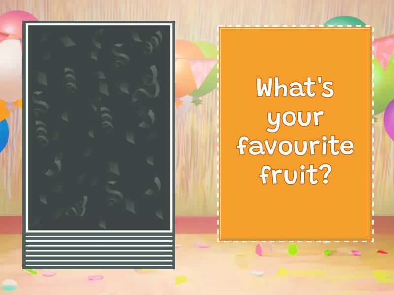 STARTERS-SPEAKING TEST 1(AUTHENTIC PAPER 3) - Speaking cards