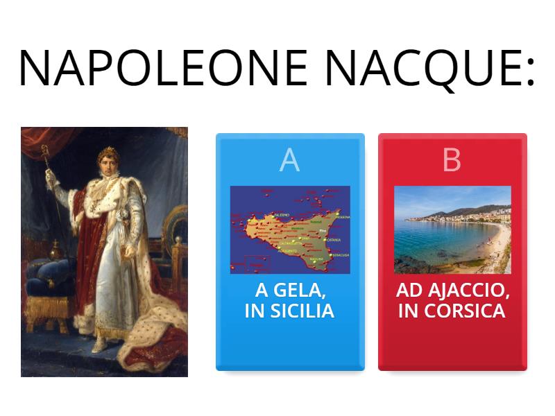 NAPOLEONE BONAPARTE - Cuestionario