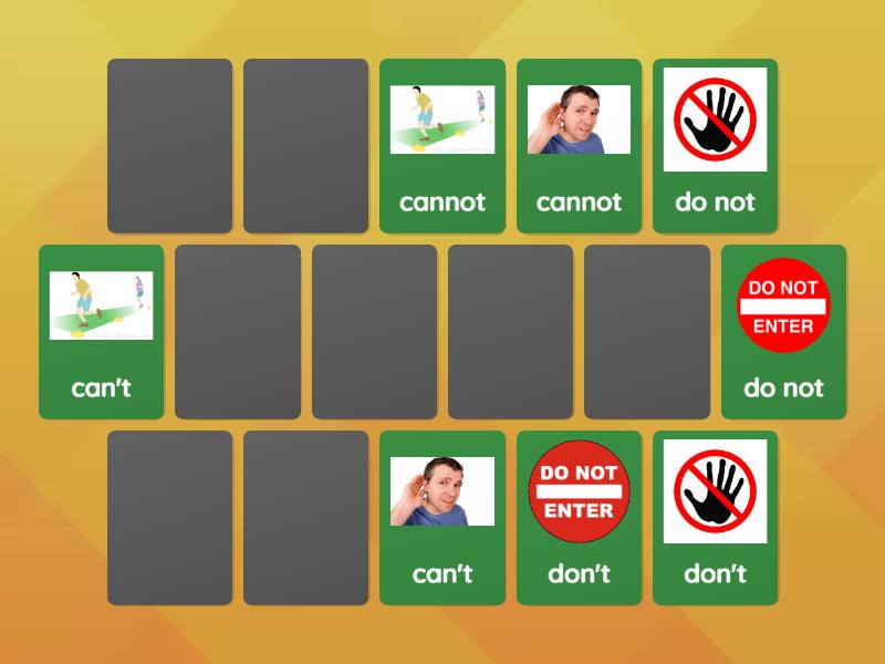 Contractions - Matching pairs