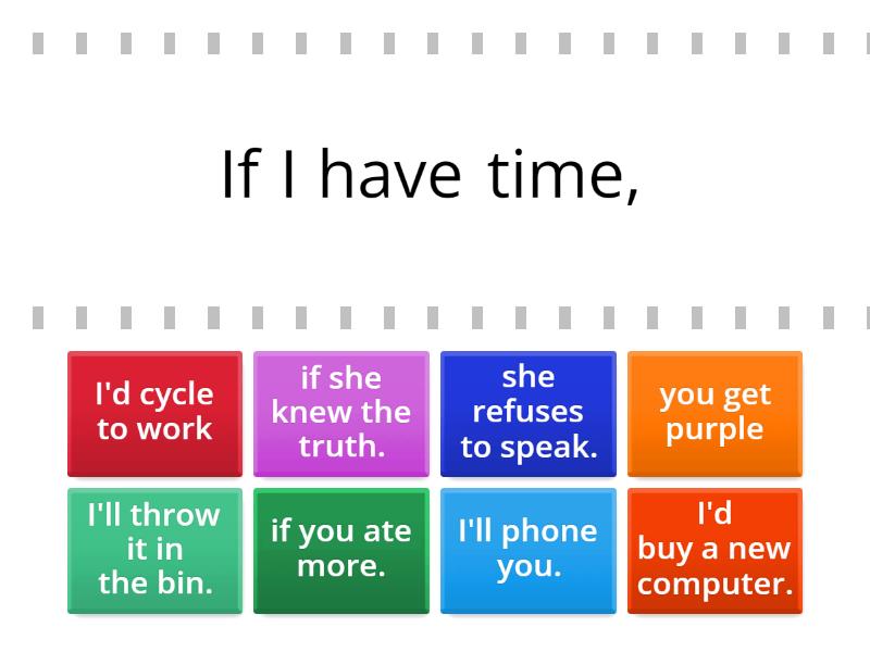 Conditionals - Find the match