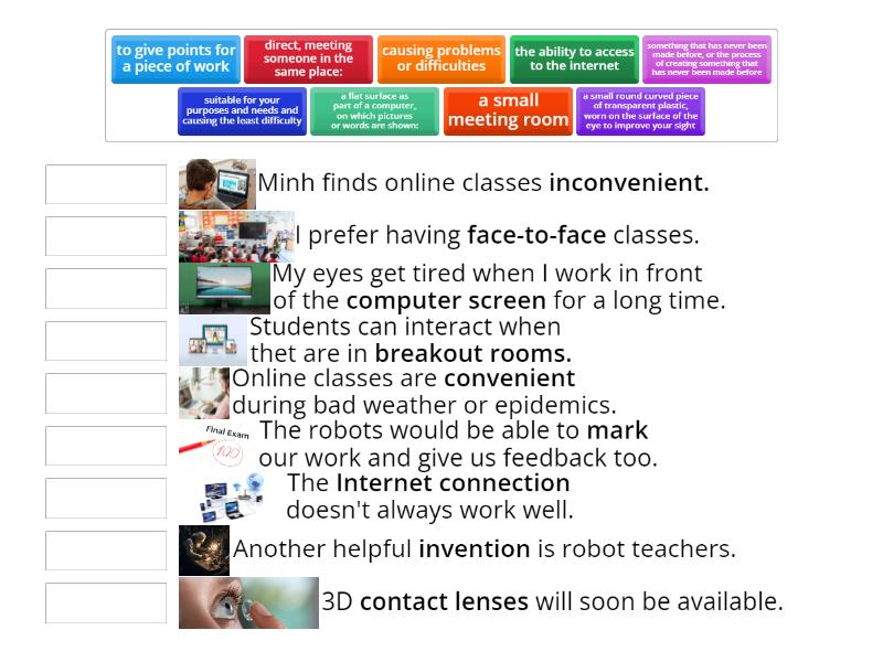 UNIT 11: SCIENCE AND TECHNOLOGY - Une las parejas