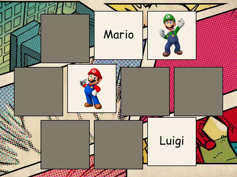 Mario Memory - Matching pairs