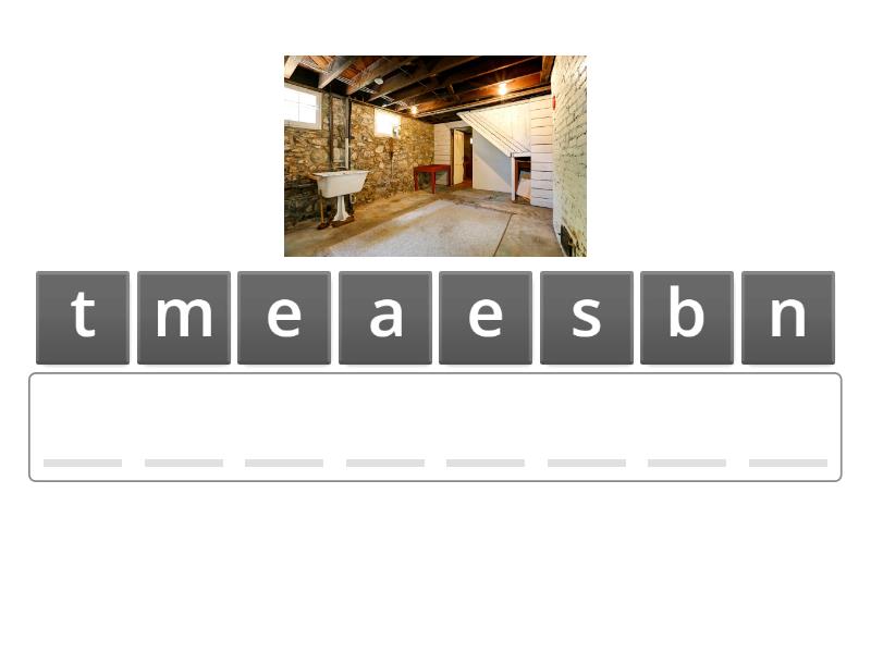 Parts of the building - Anagram