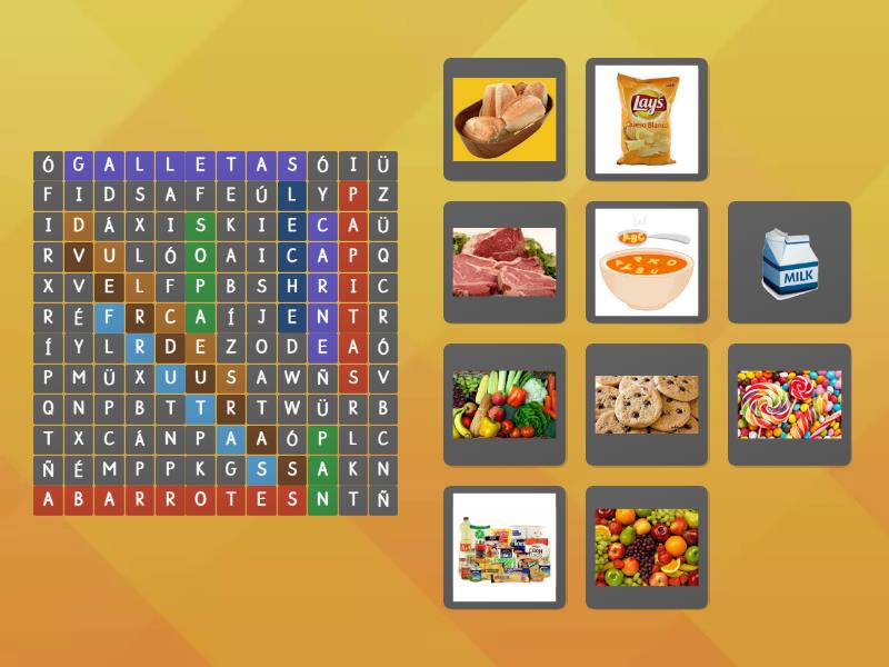 La tiendita - Wordsearch