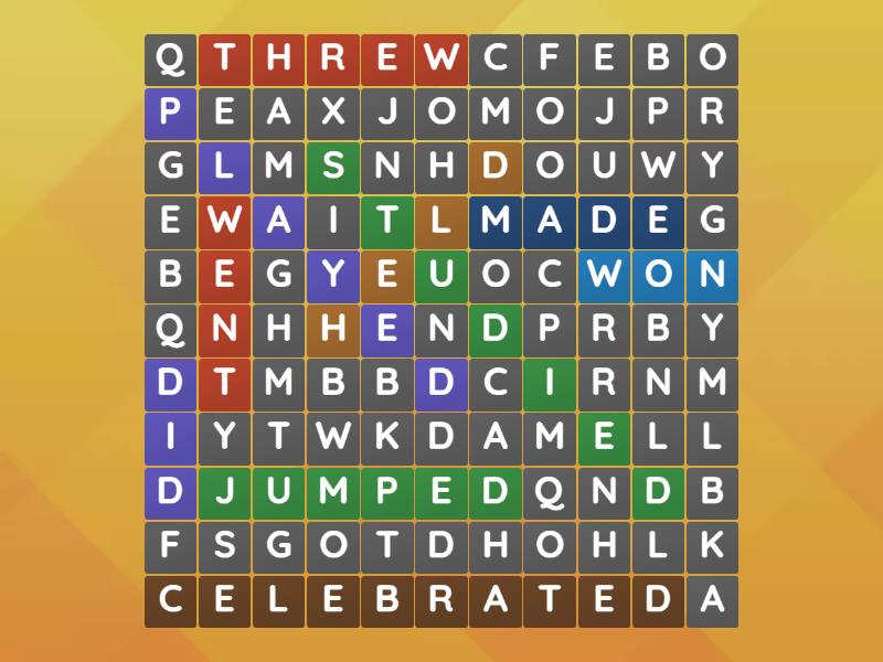 Word wall - Wordsearch