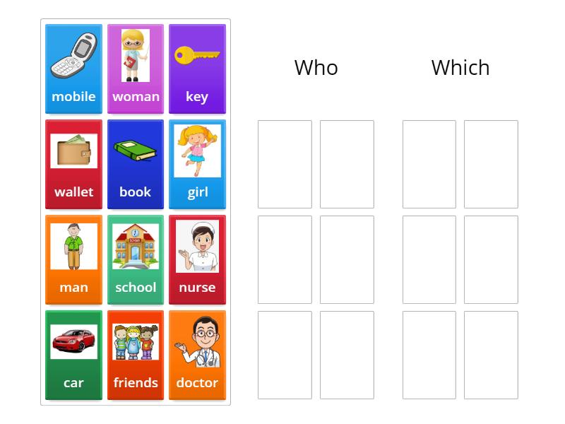 who and which- sorting - Group sort
