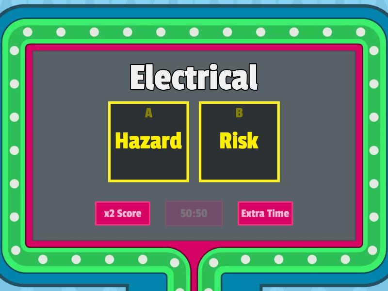 Hazard or Risk - Gameshow quiz