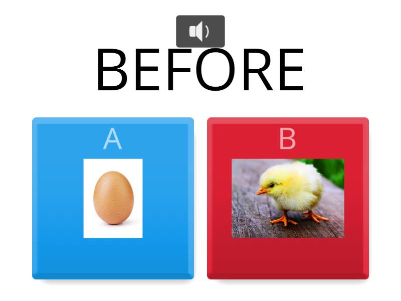 Before and after - Quiz