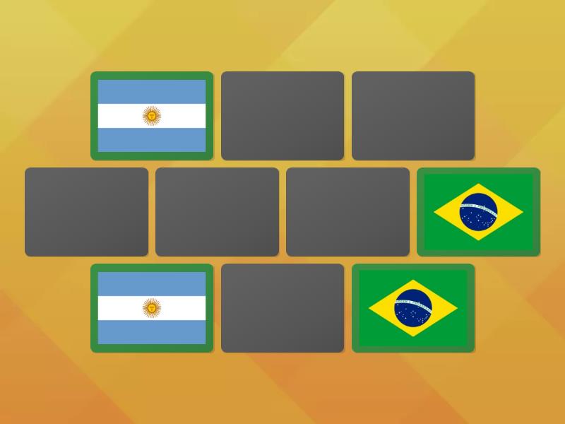 Memory game flags - Parejas