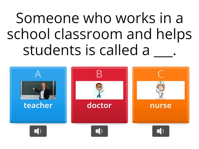 professions - Quiz