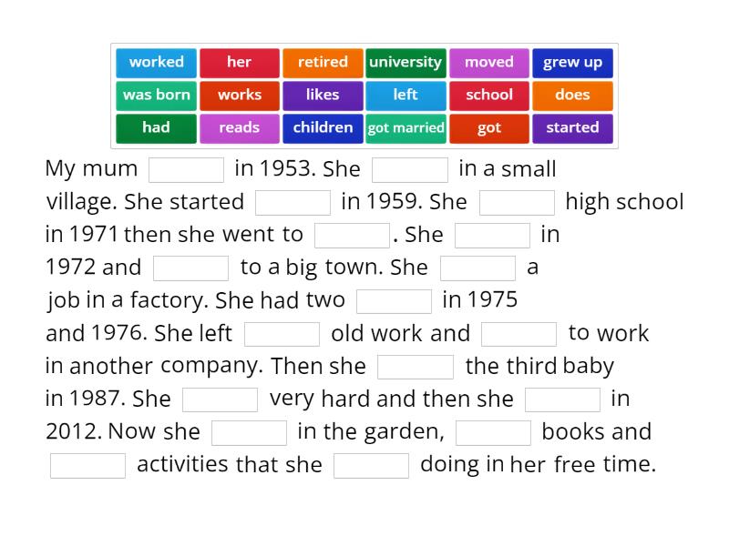 Life stages - Palabra perdida