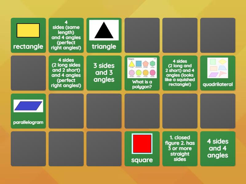 Polygons - Matching pairs