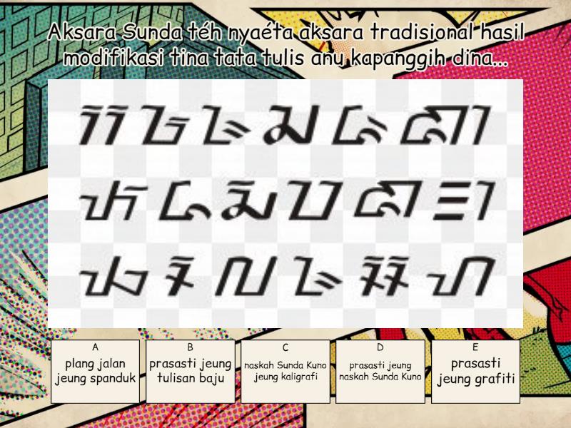 AKSARA SUNDA - Kuis